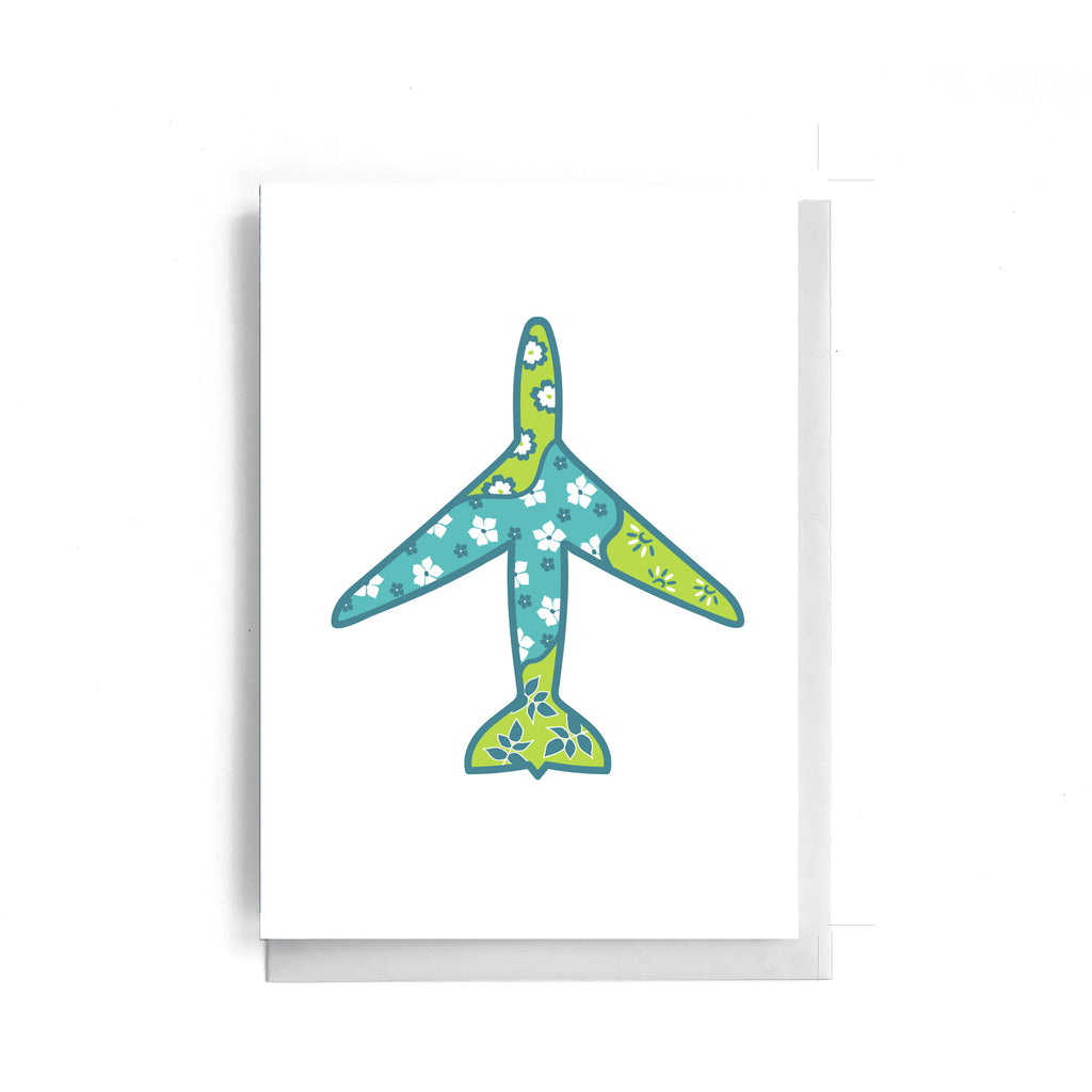 Airplane | Whimsical Collection | Greeting Card – Paper and Wings